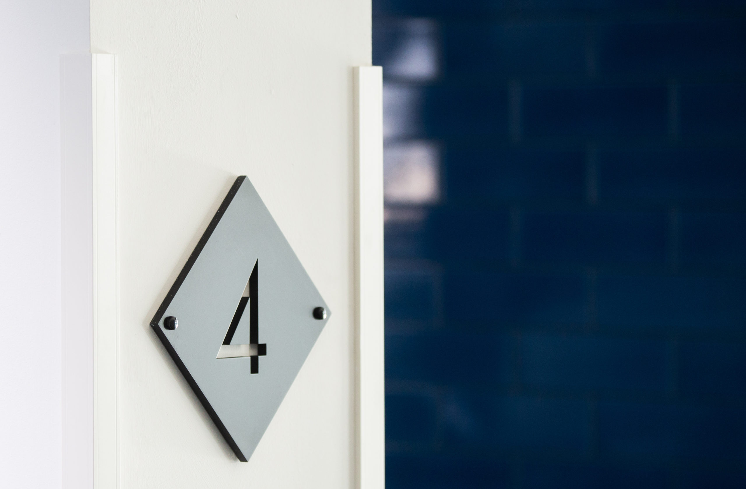 Hodge House signage and wall graphics - Stride Treglown