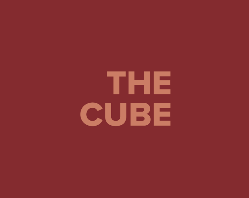 The Cube building branding and signage - Stride Treglown