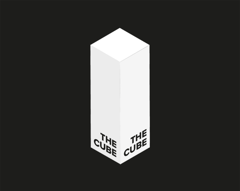 The Cube building branding and signage - Stride Treglown