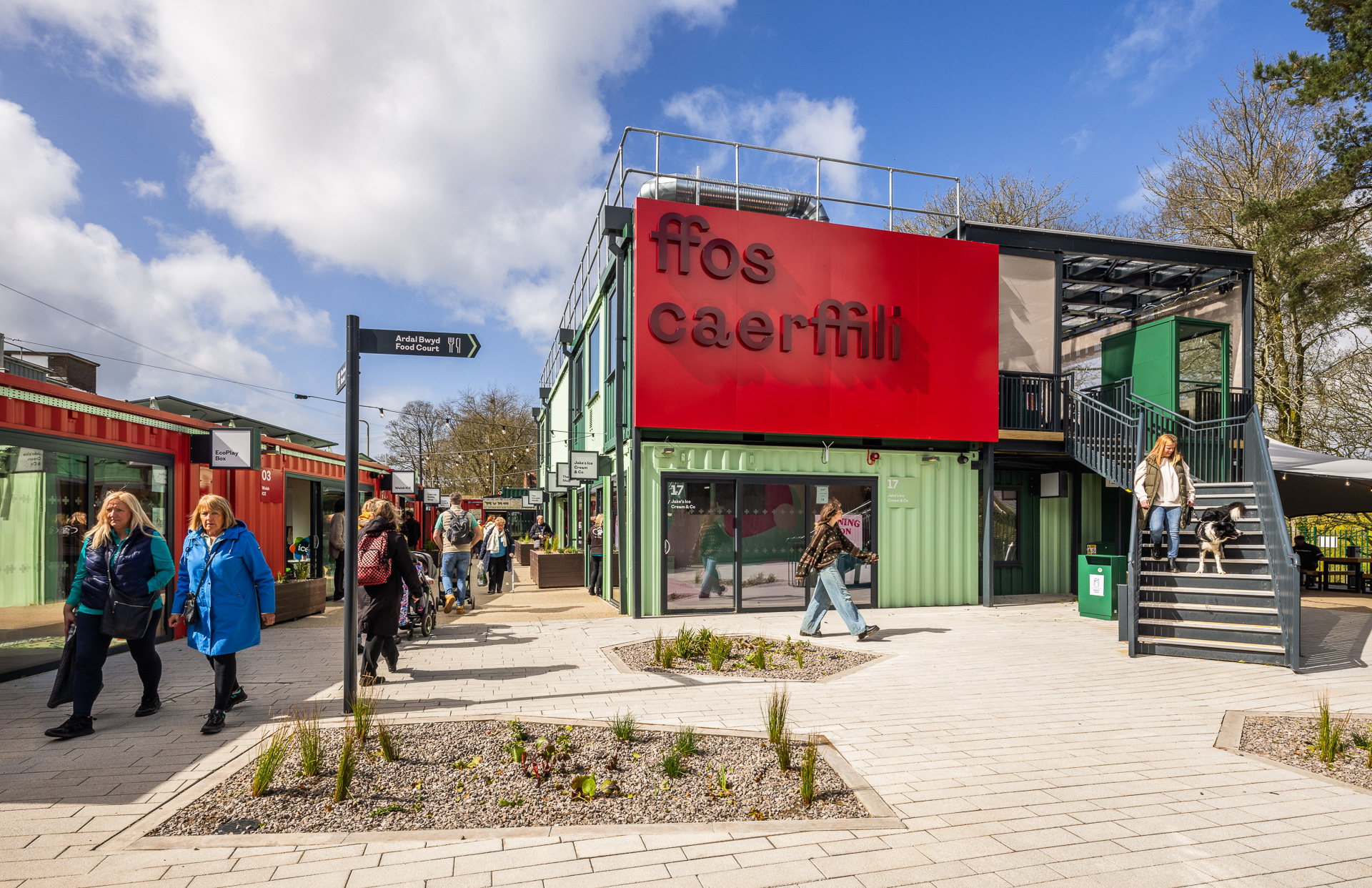 Ffos Caerffili Market officially opens - Stride Treglown